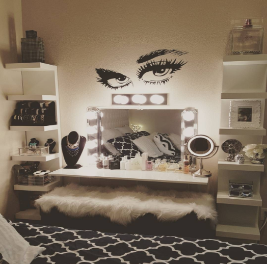 How To Set Up The Perfect Makeup Vanity Freedah Luxury